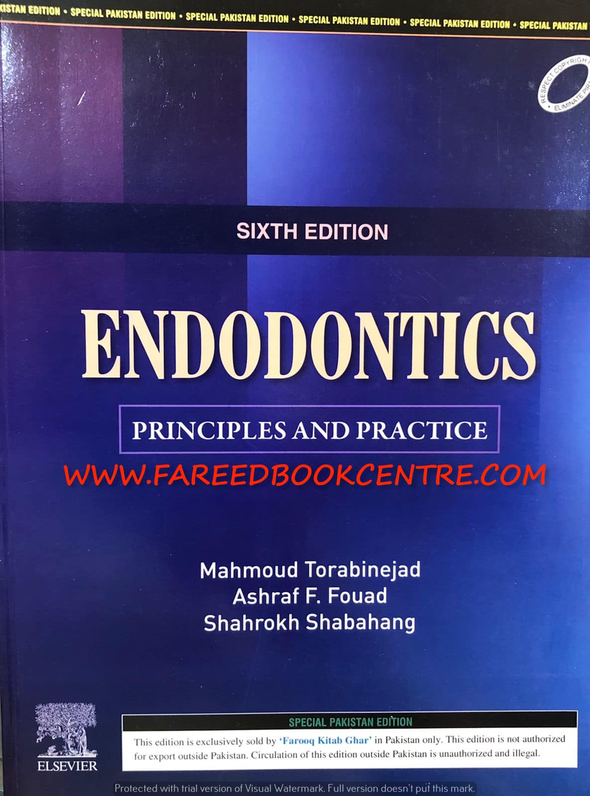 Endodontics Principles And Practice By Mahmoud torabinejad 6Th Edition – Fareed Book Centre