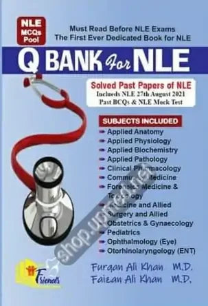 Q Bank for NLE by Furqan Ali Khan – Fareed Book Centre
