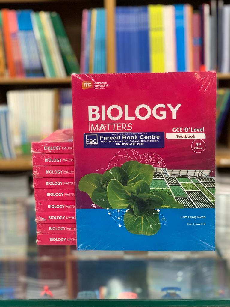 Biology MATTERS for O levels Textbook 3rd latest edition Original ...